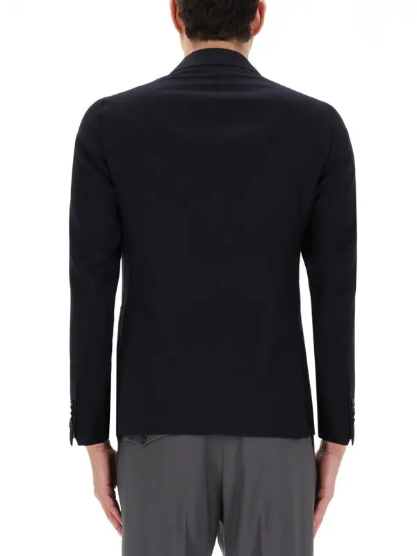 Tagliatore Montecarlo Double Breasted Jacket - Blue