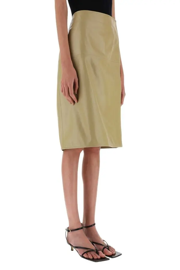 Bottega Veneta Leather Skirt