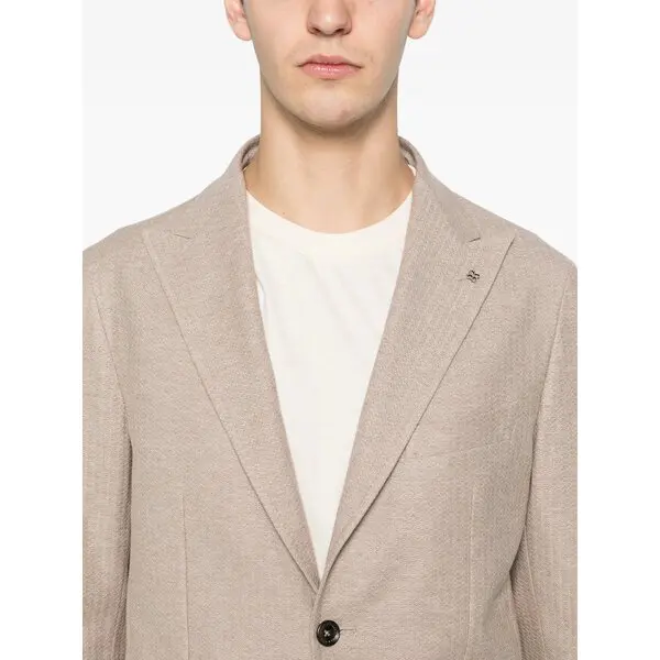 Tagliatore Two-button Blazer With Notch Lapel