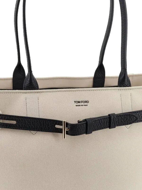TOM FORD Audrey Medium Canvas Tote - Multicolor