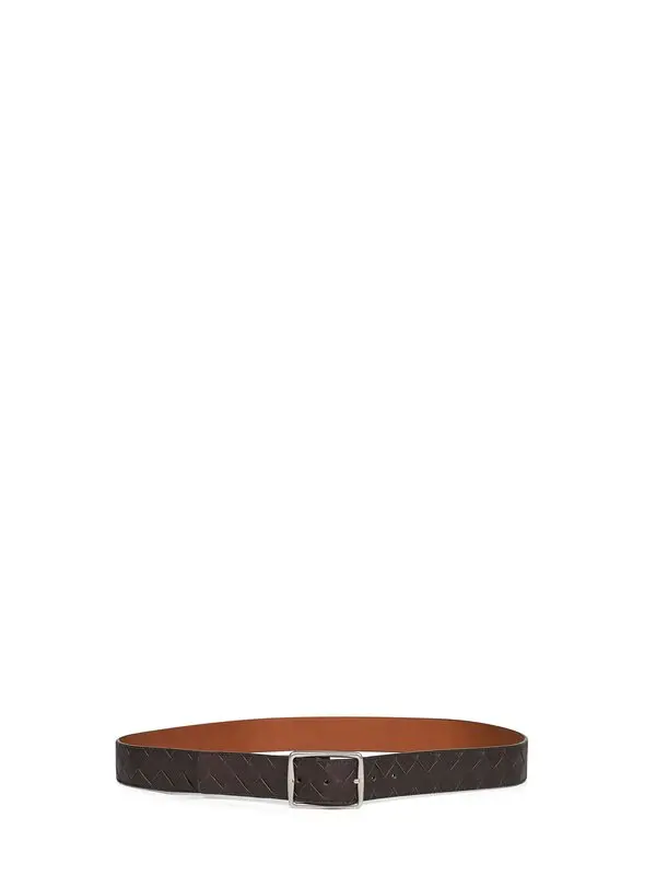 Bottega Veneta Two-tone Leather Reverso Reversible Belt