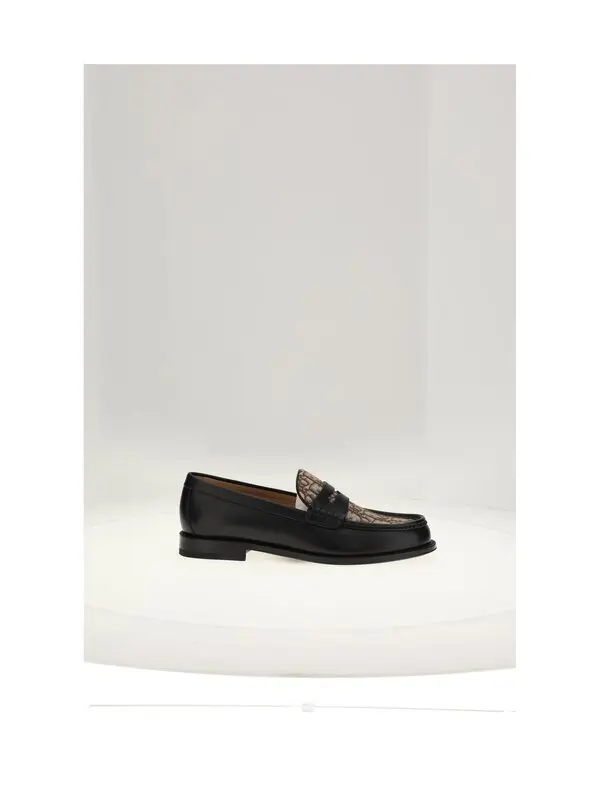 Dior Granville Oblique Loafers - Brown