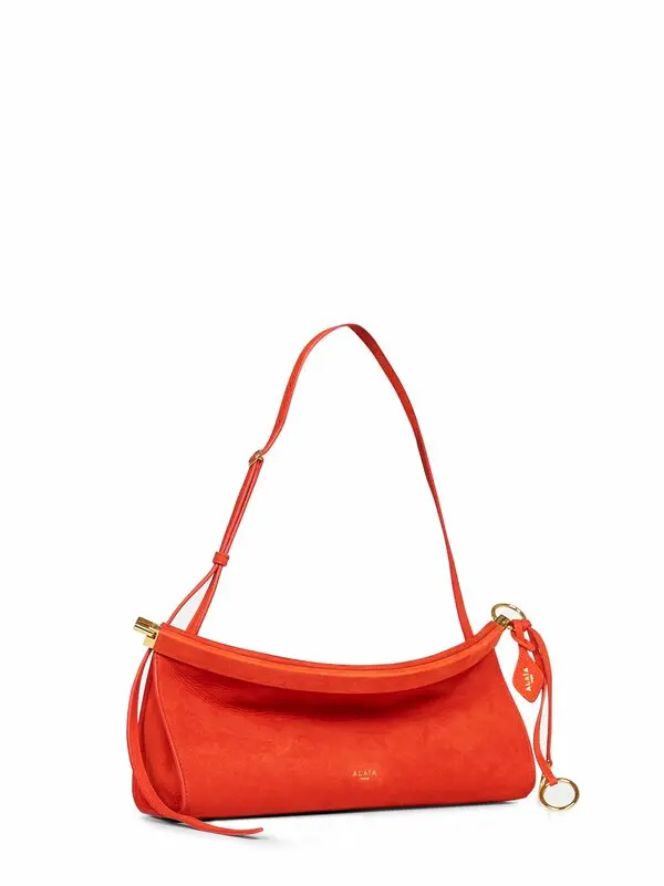 Alaïa Orange Brule Le Click East West Shoulder Bag