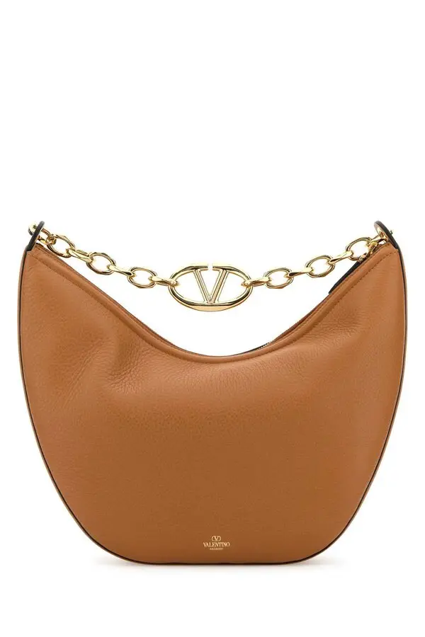 Valentino Garavani Medium Hobo Vlogo Moon Handbag - Brown