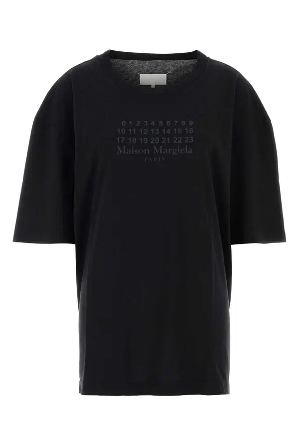 MAISON MARGIELA Oversized Cotton T-shirt - Black