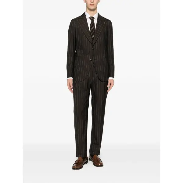 Tagliatore Suits Single Breasted Suits - Brown