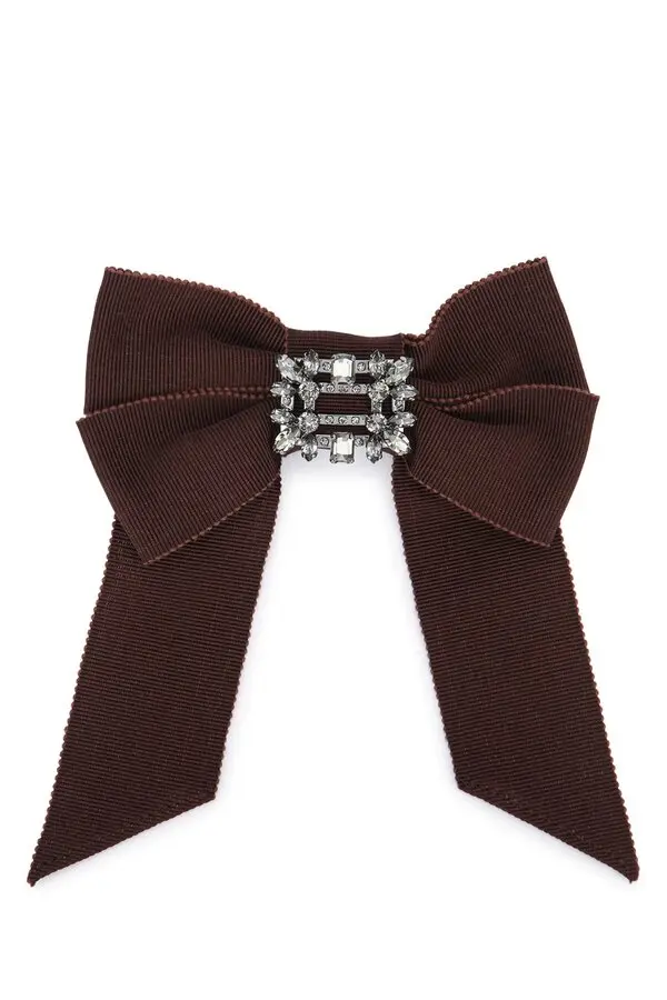 ROGER VIVIER Rv Broche Hairclip Ribbon - Multicolor
