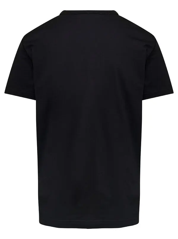 Dolce & Gabbana T-shirt With Logo Tag Detail On The Front In Cotton