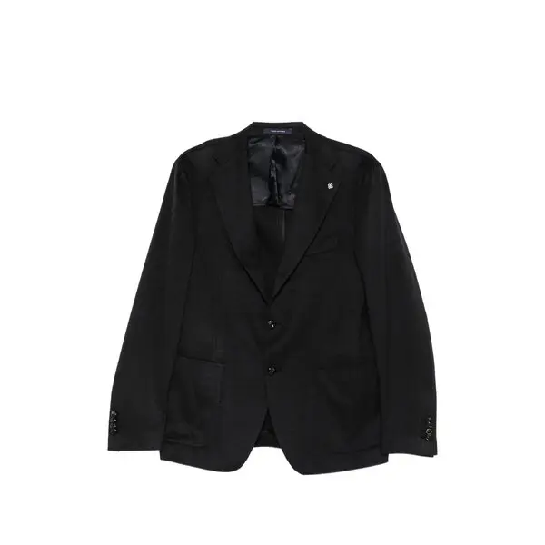 Tagliatore Light Check Pattern Two-button Blazer - Blue