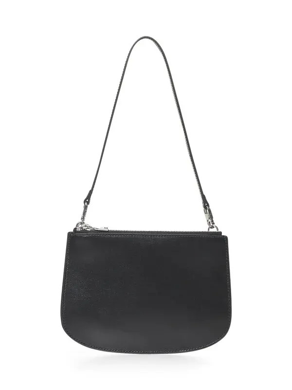 DIESEL® Black Nappa Leather 1dr Twin Shoulder Bag - Multicolor