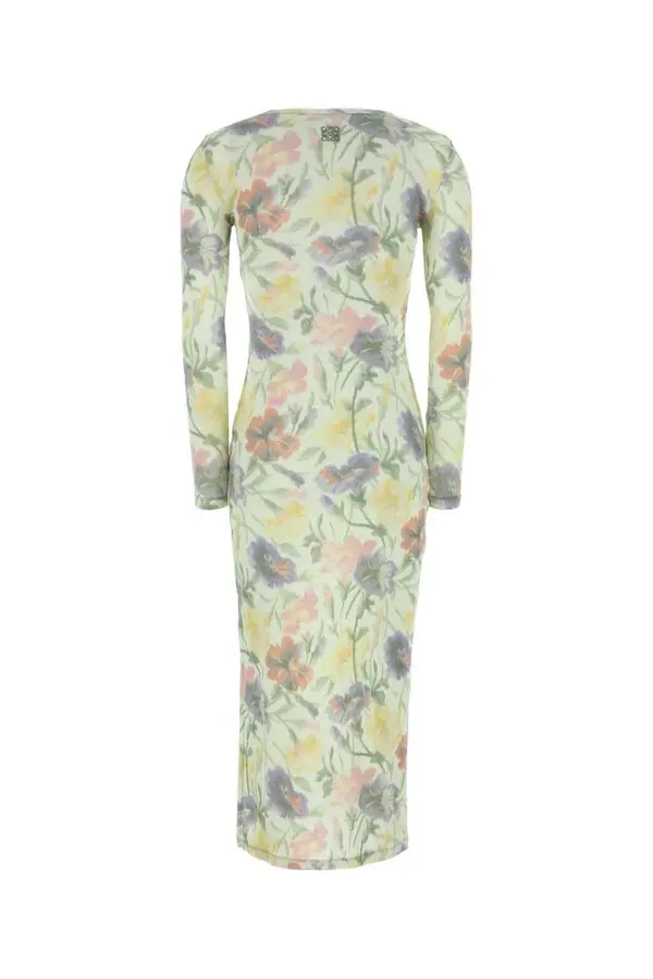 Loewe Printed Silk Blend Dress