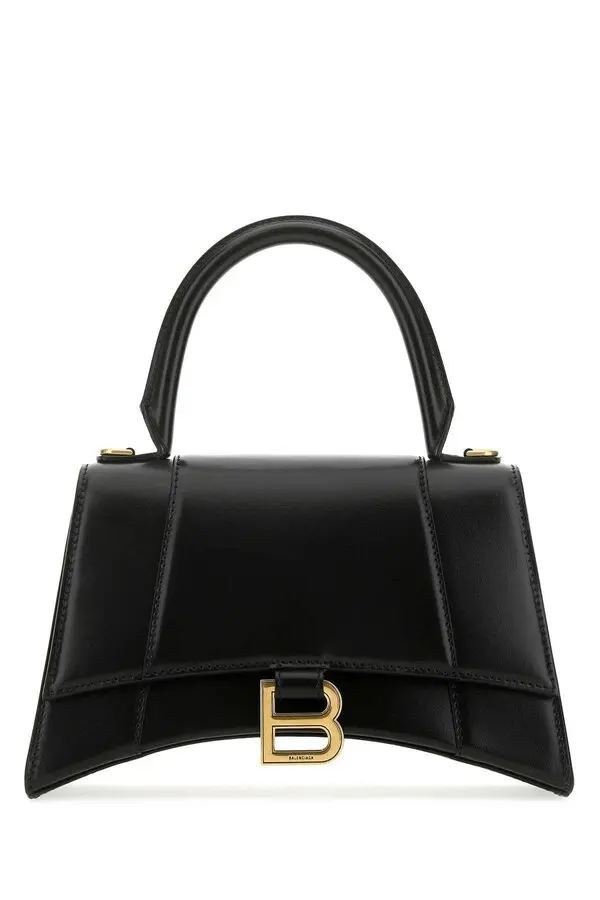 Balenciaga Small Hourglass Handbag In Leather