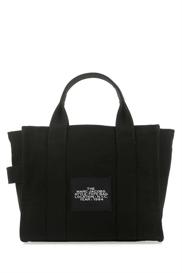 Marc Jacobs Canvas Mini The Tote Bag Handbag - Black