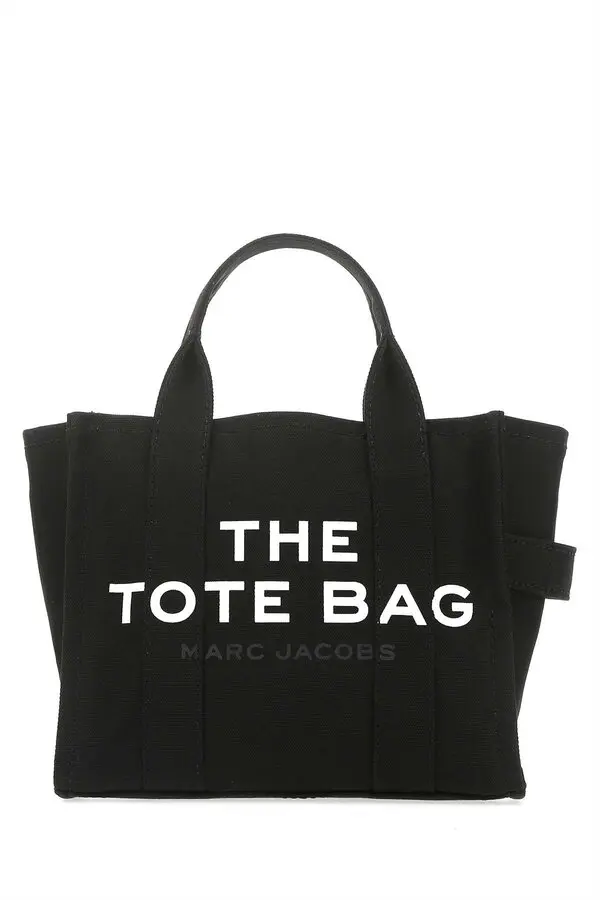 Marc Jacobs Canvas Mini The Tote Bag Handbag - Black