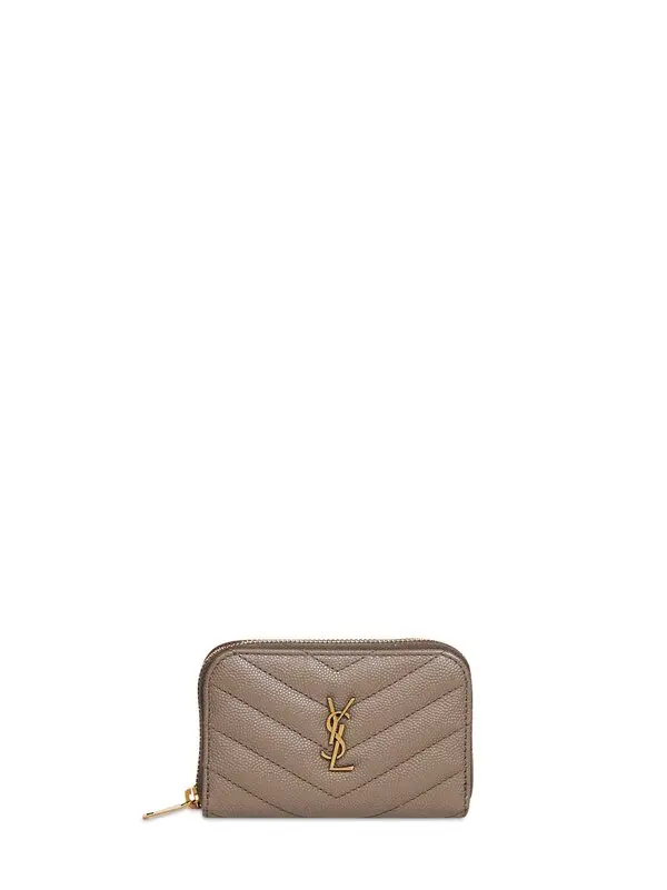 Saint Laurent Cassandre Zipped Change Purse - Multicolor