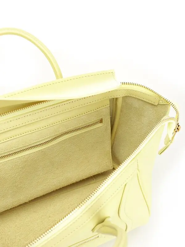 Celine Small Luggage In Soft Shiny Lambskin