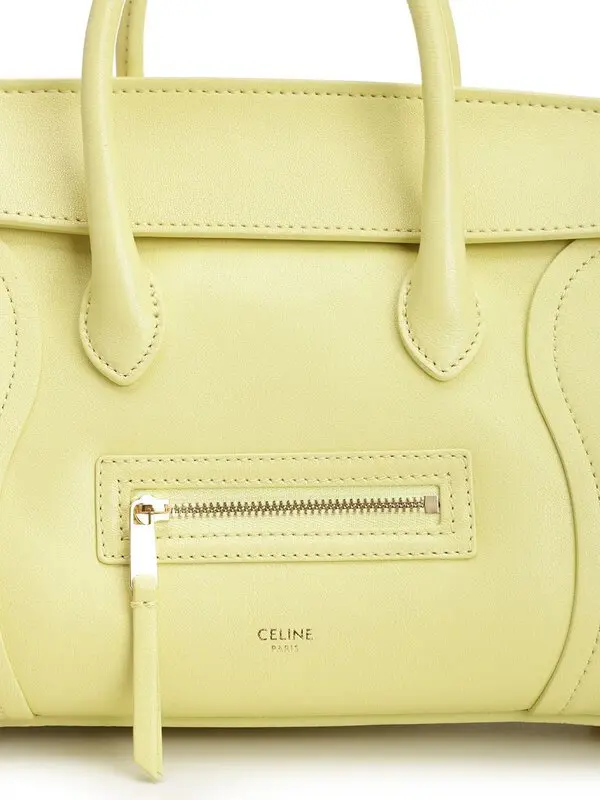 Celine Small Luggage In Soft Shiny Lambskin