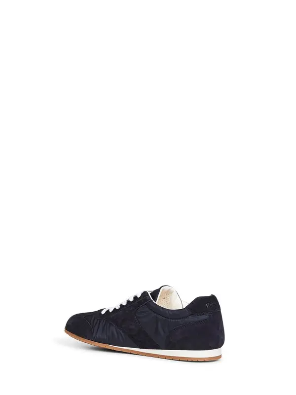 Prada Re-nylon And Suede Lace-up Sneakers