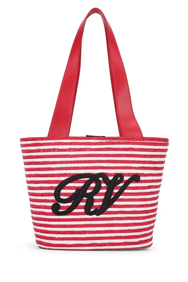ROGER VIVIER Straw Panier Small Bag - Multicolor