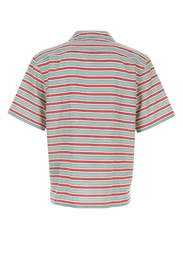 Prada Embroidered Cotton Blend Shirt - Multicolor