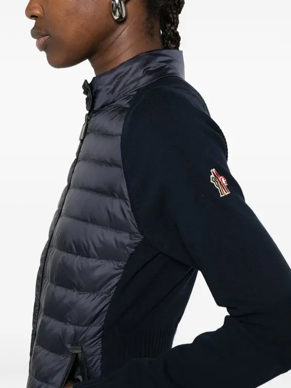 Moncler Padded Front Zip Fastening Cardigan