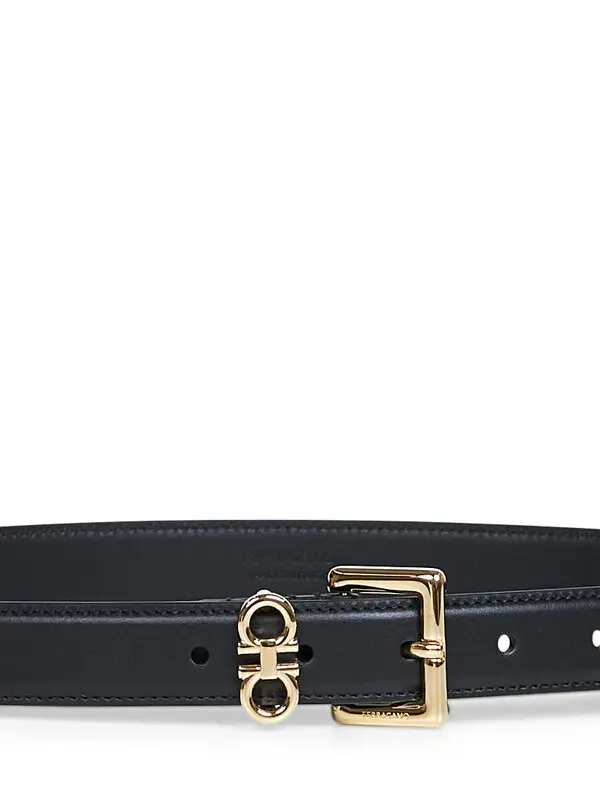 FERRAGAMO Double Gancini Belt - Multicolor