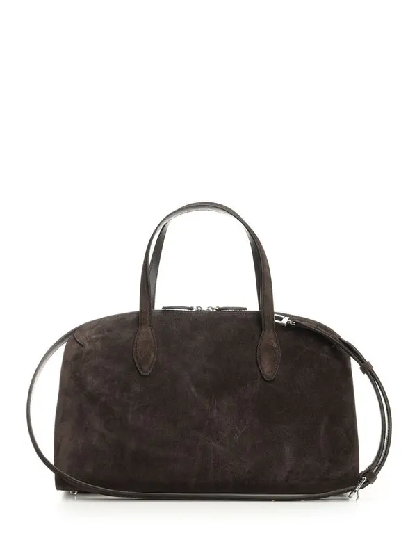 TOTEME Medium Suede Tote Bag - Brown