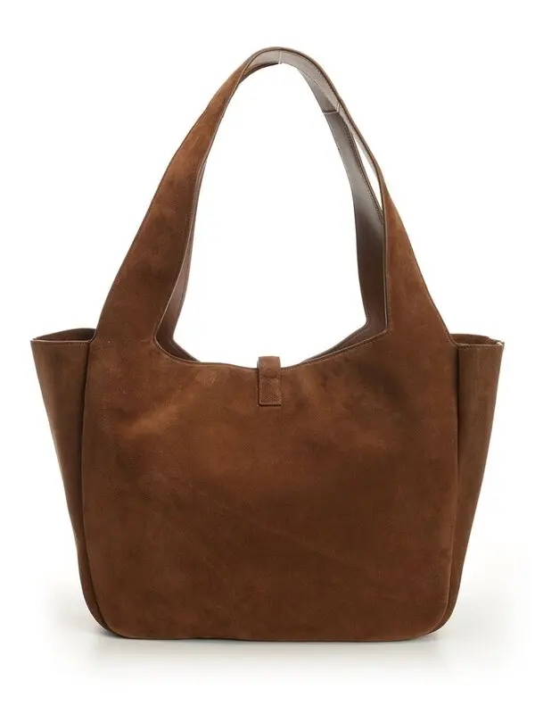 Saint Laurent Le 5 À 7 Bea Tote Bag - Brown
