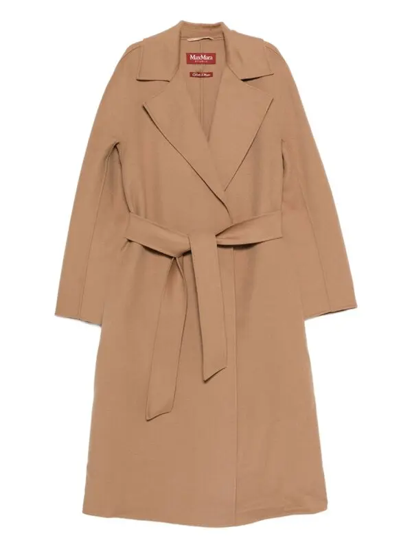 Max Mara Wool Long Coat - Multicolor