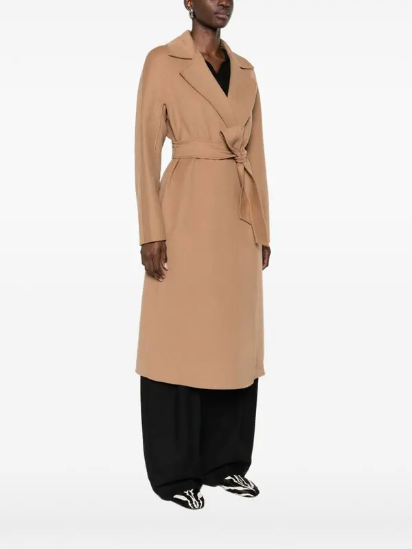 Max Mara Wool Long Coat - Multicolor
