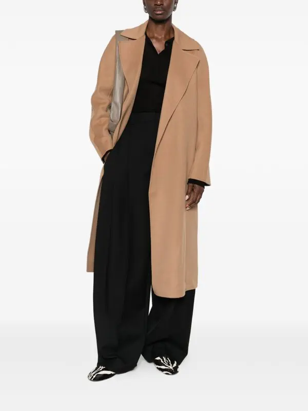 Max Mara Wool Long Coat - Multicolor