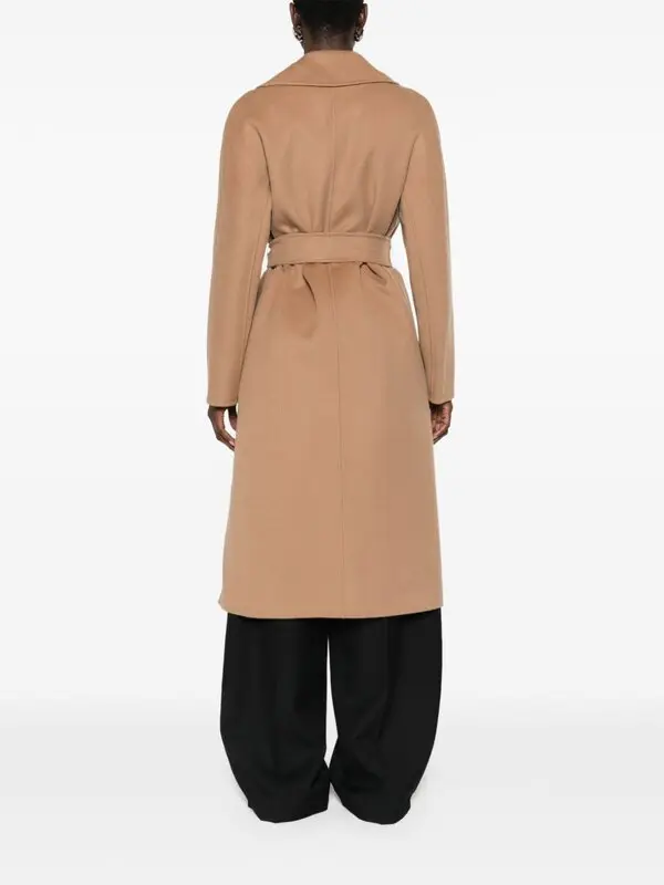 Max Mara Wool Long Coat - Multicolor