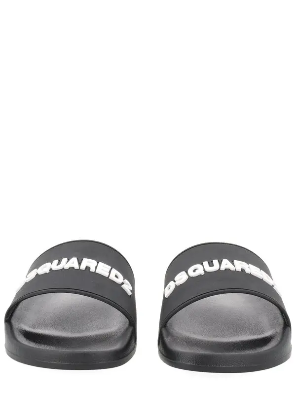 Dsquared2 Rubber Slides With Logo