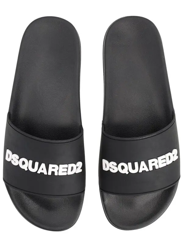 Dsquared2 Rubber Slides With Logo