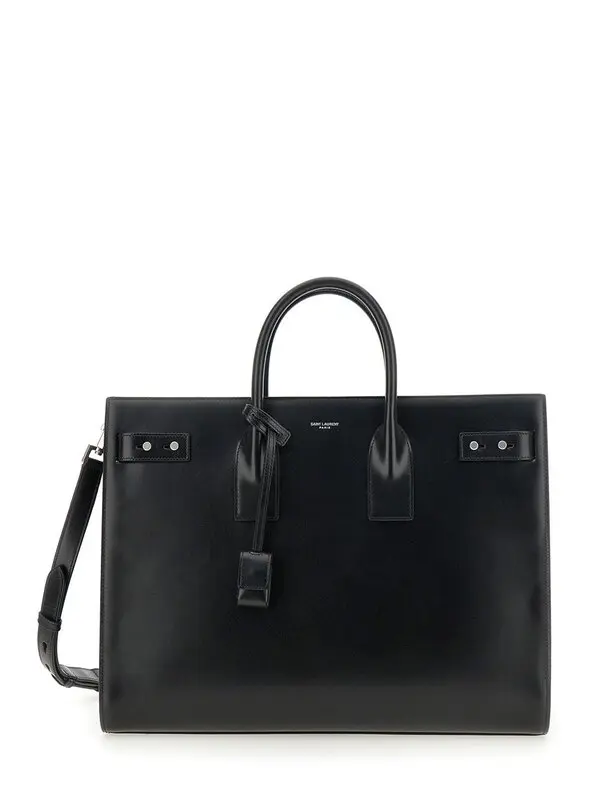 Saint Laurent Leather Handbag - Black