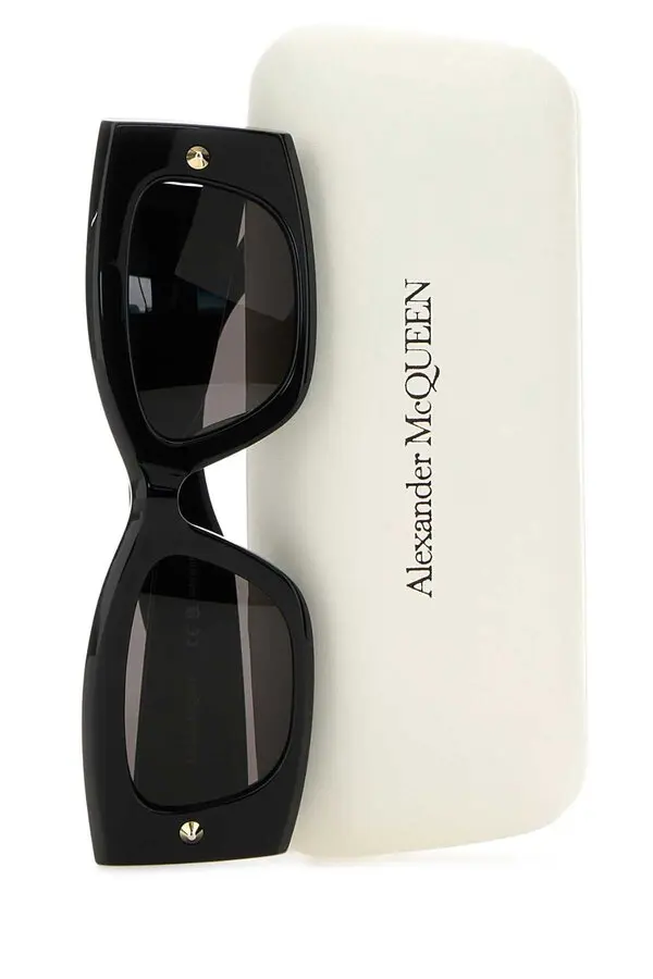 Alexander McQueen Acetate Sunglasses - Black