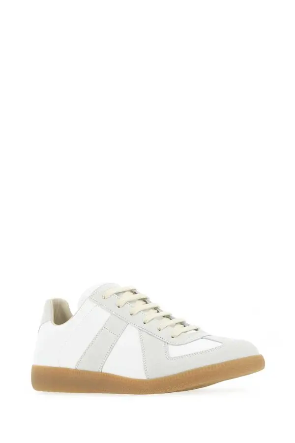 MAISON MARGIELA Replica" Leather Sneakers - Multicolor