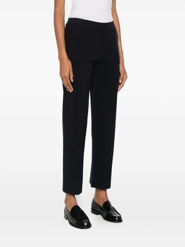Max Mara Wool Blend Straight Leg Trousers