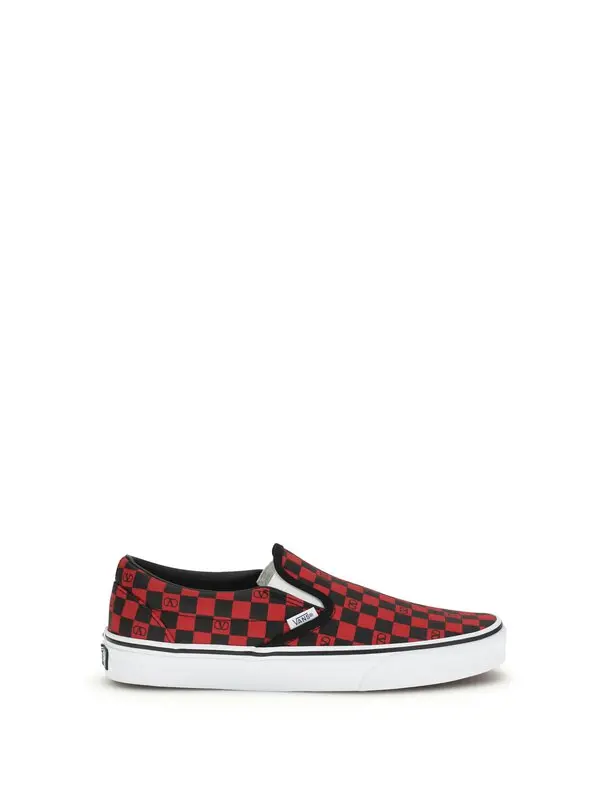 Valentino Garavani X Vans Slip-on Sneakers With V Logo Checkerboard Print
