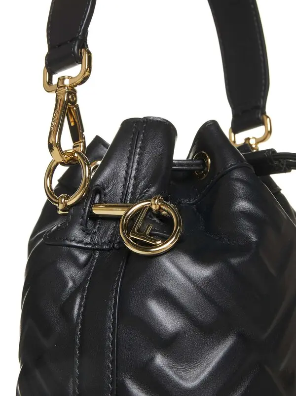Fendi Mon Tresor Ff Leather Mini Bag