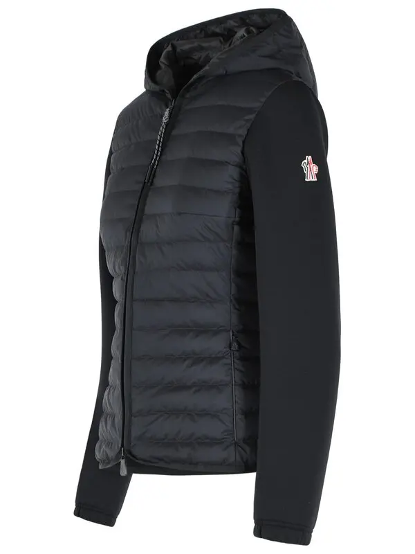 Moncler Padded Zip-up Hoodie In Polyester Blend