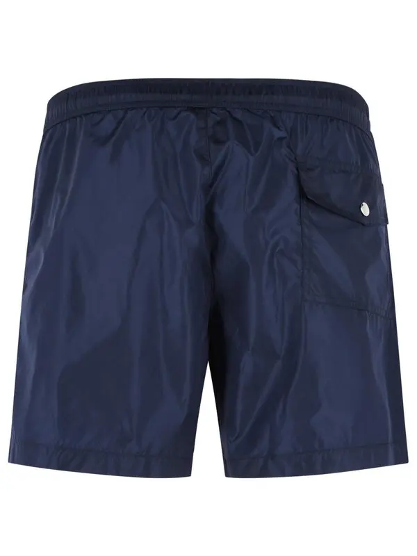 Moncler Navy Polyamide Swimsuit - Blue