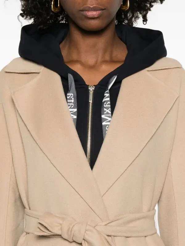 Max Mara Wool Long Coat - Multicolor