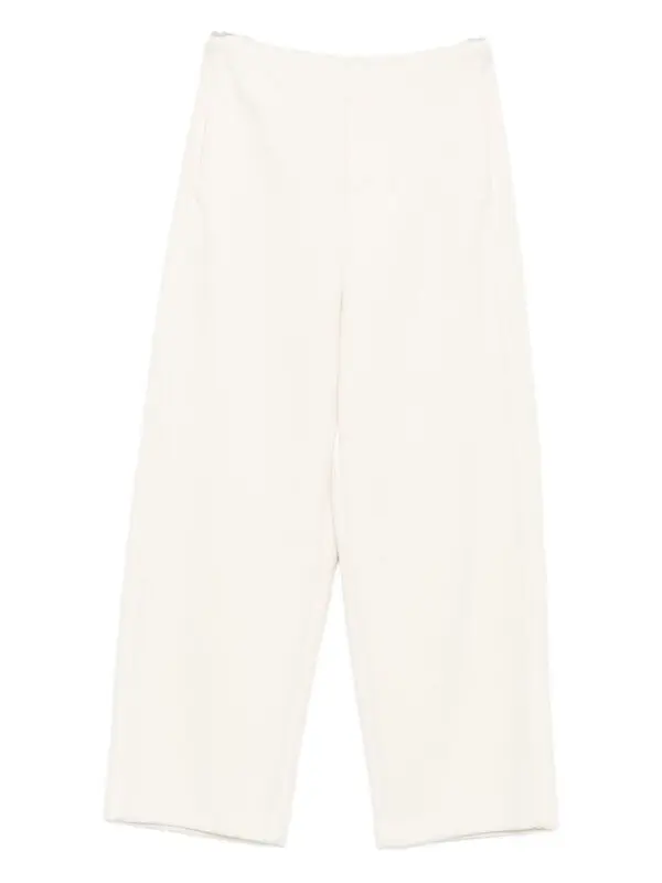 Max Mara Wool And Cotton Trousers - Multicolor