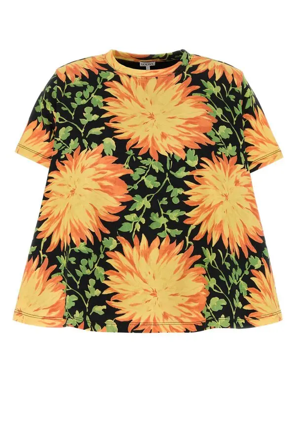 Loewe Printed Cotton Blend T-shirt - Multicolor