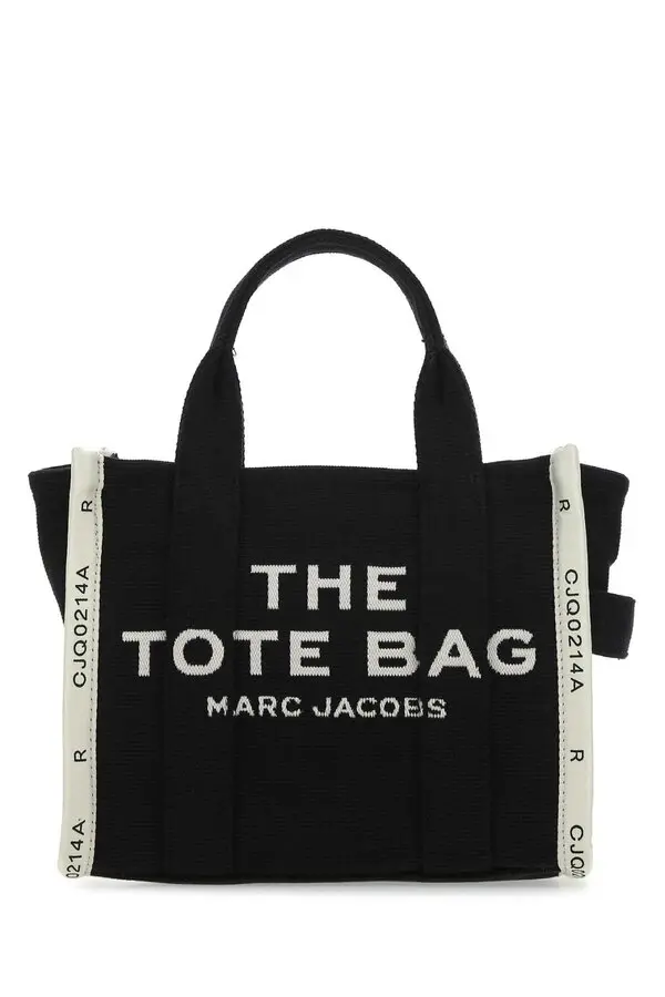 Marc Jacobs Canvas The Tote Shopping Bag - Black