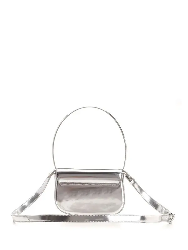 DIESEL® 1dr Bag In Shiny Cowhide Leather - Silver