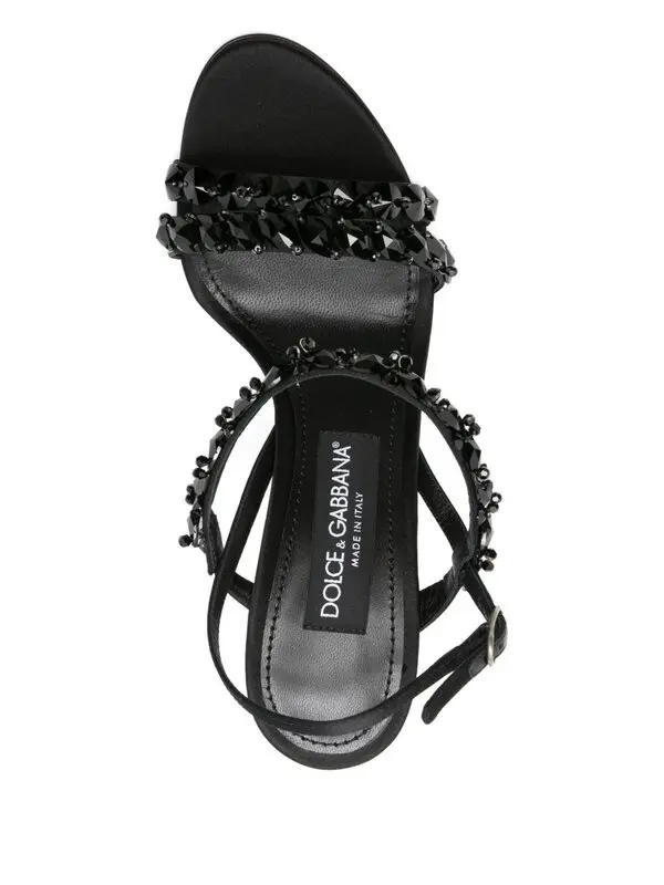 Dolce & Gabbana Embellished High Heel Sandals - Multicolor
