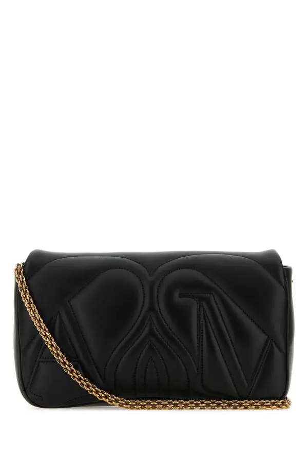 Alexander McQueen Small Seal Shoulder Bag - Black
