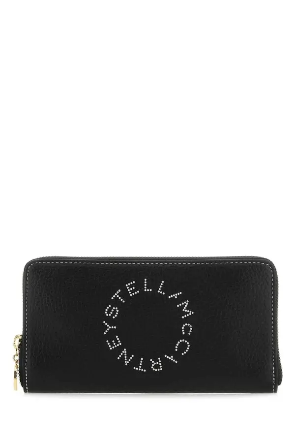 Stella McCartney Grainy Mat Wallet - Black